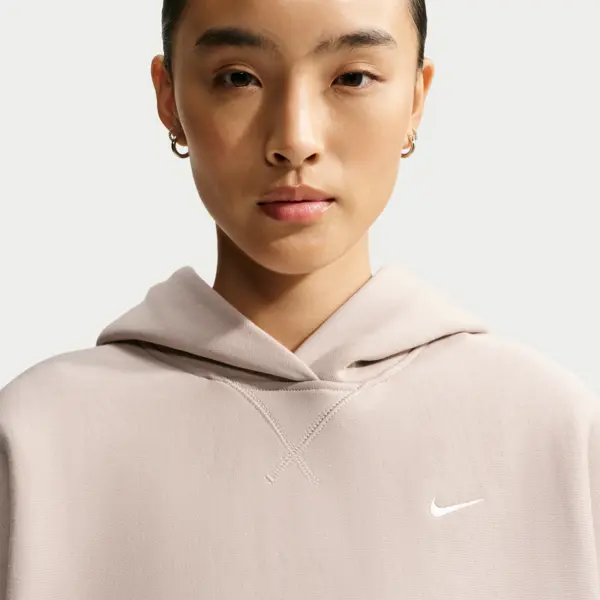 Nike Studio Fleece Heavyweight Oversized Pullover Hoodie - Brown