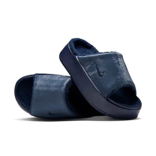 Nike Calm Elevation Se Faux Fur Slides