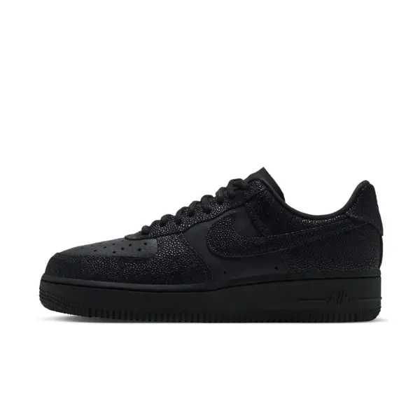 Nike Air Force 1 '07 Se Shagreen Shoes - Black