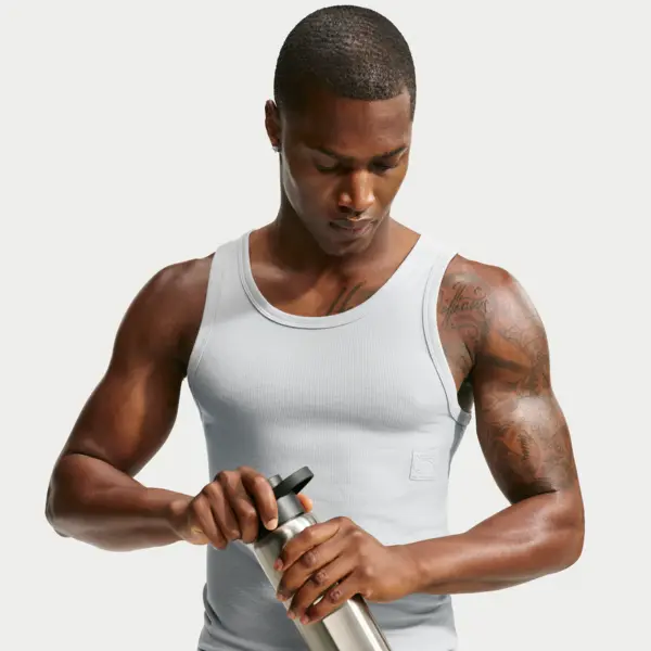 Nike N.a.c. Dri-fit Ribbed Tank Top - Grey