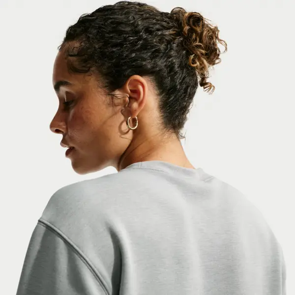 Nike Studio Fleece Sport Dri-fit Crew-neck Sweatshirt - Grey