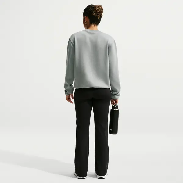 Nike Studio Fleece Sport Dri-fit Crew-neck Sweatshirt - Grey