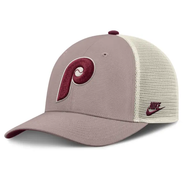 Nike Philadelphia Phillies Cooperstown Rise Mlb Adjustable Trucker Hat