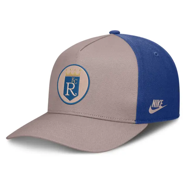 Nike Kansas City Royals Cooperstown Rise Mlb A-frame Adjustable Hat - Brown