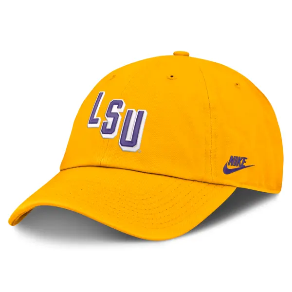 Nike Lsu Natural Club College Adjustable Hat