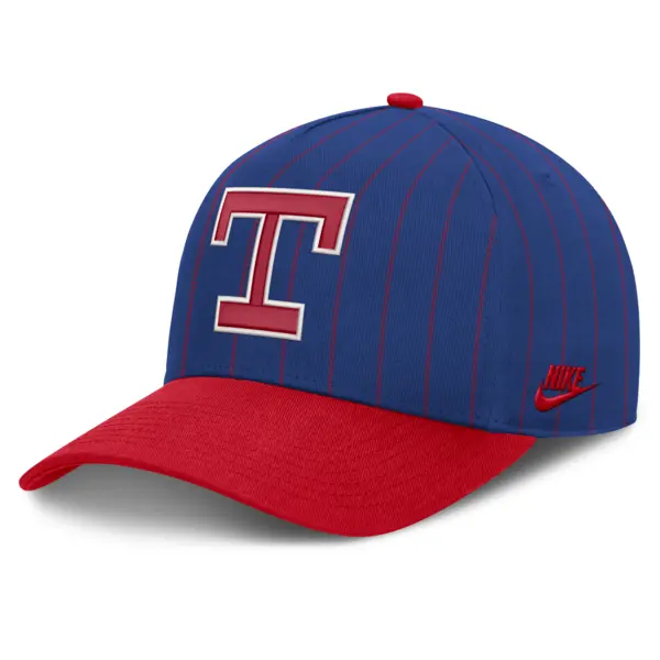 Nike Texas Rangers Cooperstown Rise Mlb A-frame Adjustable Hat - Blue