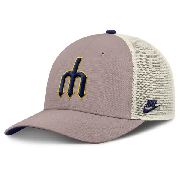 Nike Seattle Mariners Cooperstown Rise Mlb Adjustable Trucker Hat