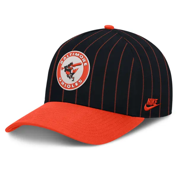 Nike Baltimore Orioles Cooperstown Rise Mlb A-frame Adjustable Hat - Black