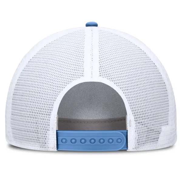 Nike North Carolina Denim College Trucker Adjustable Hat - White