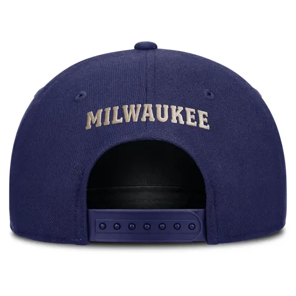 Nike Milwaukee Brewers Cooperstown Rise Mlb A-frame Adjustable Hat