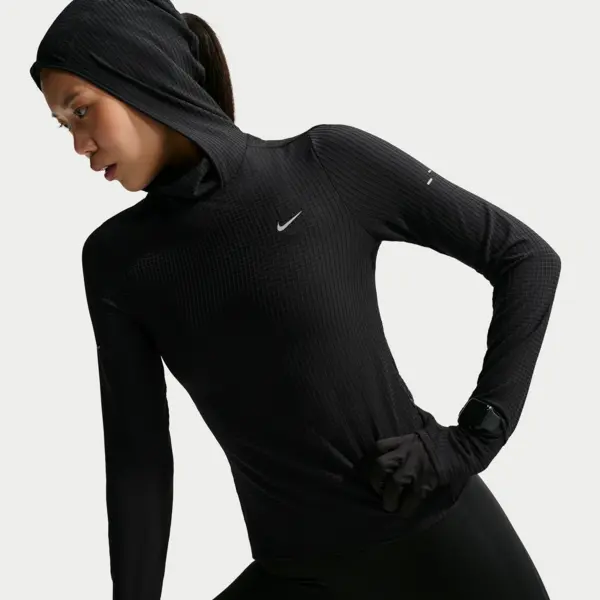 Nike Swift Therma-fit Long-sleeve Hooded Running Top
