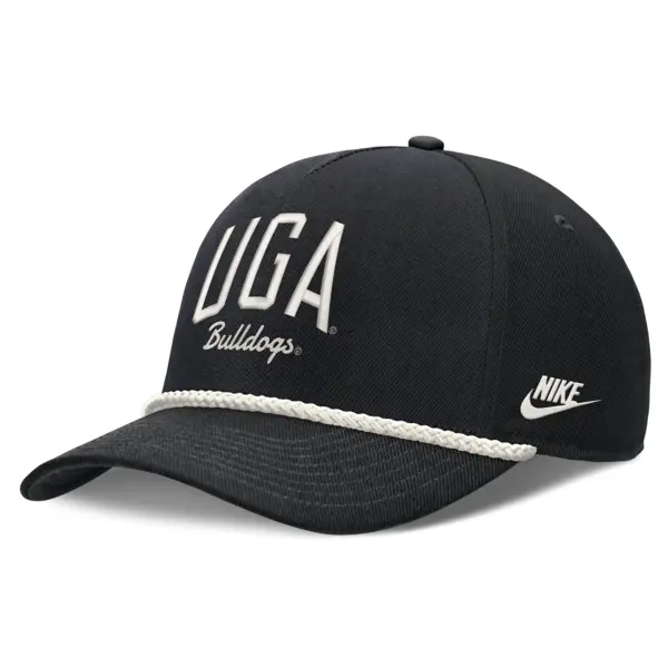 Nike Georgia Legacy Letter Rise Dri-fit College A-frame Adjustable Hat