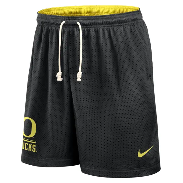 Nike Oregon Courtside Dri-fit College Reversible Shorts - Black