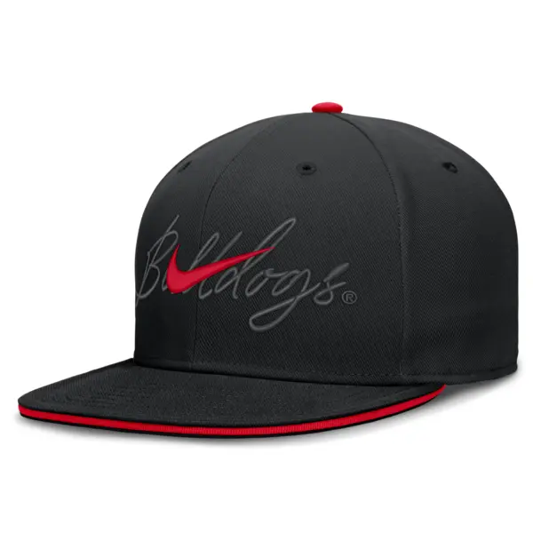 Nike Georgia Pro Dri-fit College Fitted Hat - Black