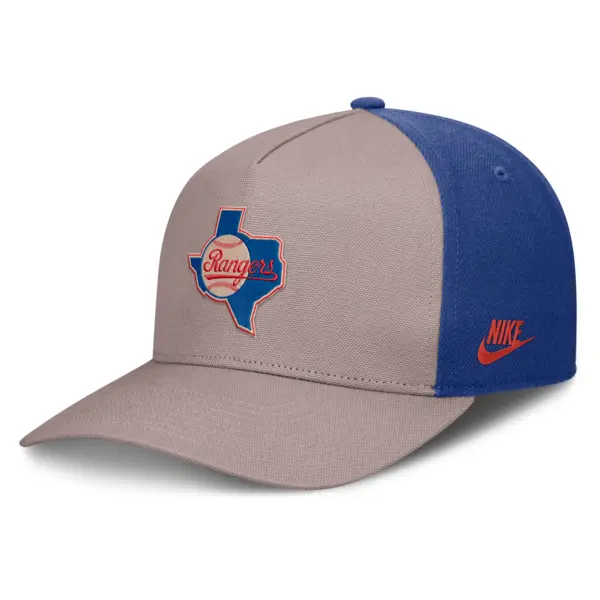 Nike Texas Rangers Cooperstown Rise Mlb A-frame Adjustable Hat