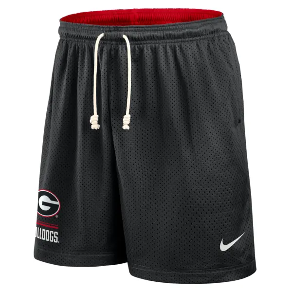 Nike Georgia Courtside Dri-fit College Reversible Shorts - Black