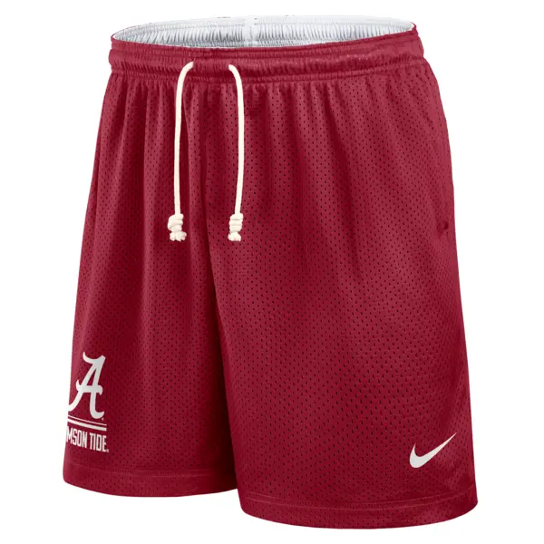Nike Alabama Courtside Dri-fit College Reversible Shorts - Red