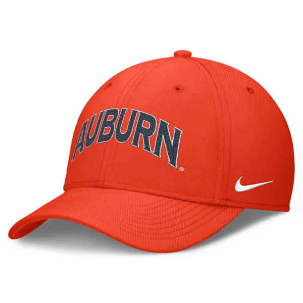 Nike Auburn Classic Swooshflex Dri-fit College Hat - Orange