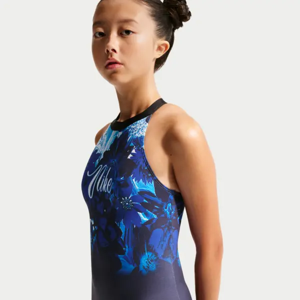 Nike Gymnastics Floral Focus Leotard