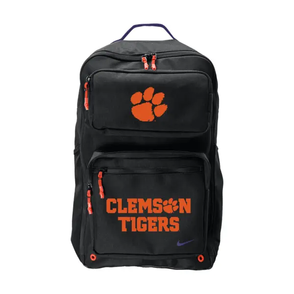 Nike Clemson Tigers Utility Speed 2.0 College Backpack - Black