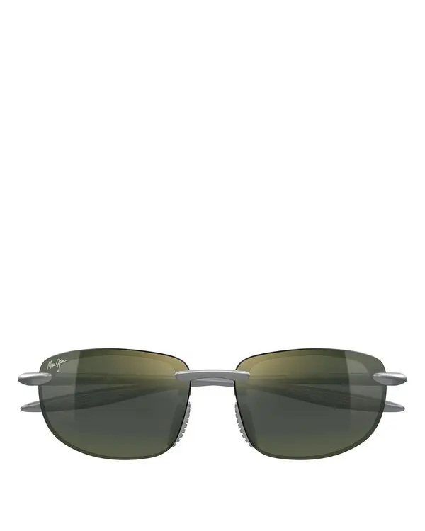 Maui Jim Rectangular Sunglasses, 63mm