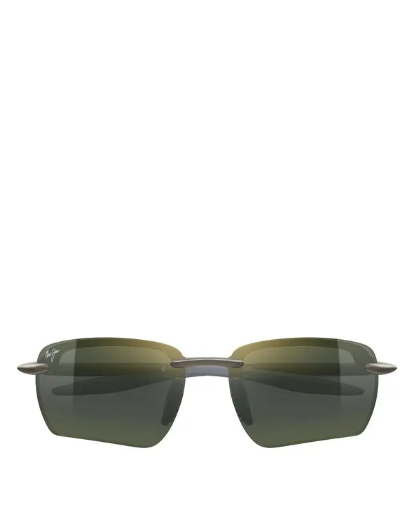 Maui Jim Rectangular Sunglasses, 65mm