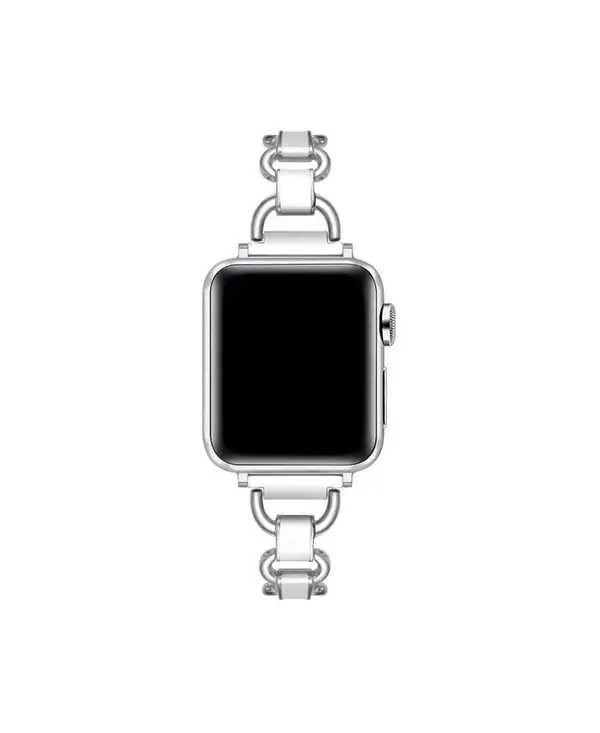 POSH TECH Lottie Band For Apple Watch - Silver/white