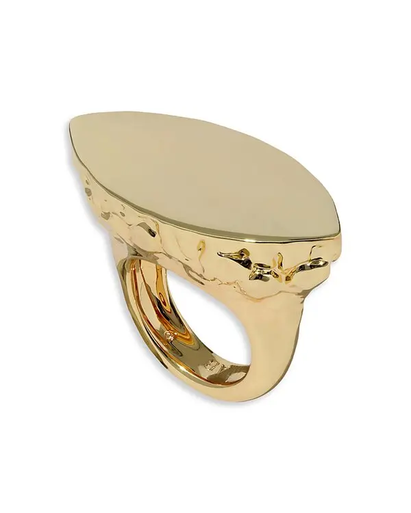 Alexis Bittar Brut Slice Cocktail Ring - Gold