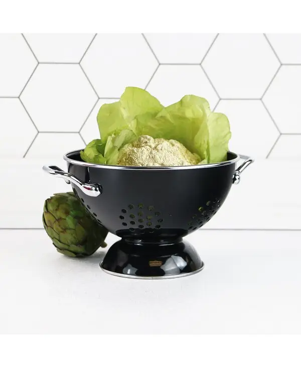 CALYPSO BASIC Power Coated Steel Colander, 1.5 Quart