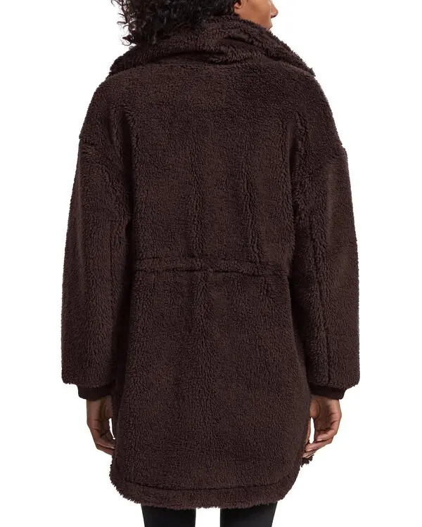 Varley Jamie Sherpa Coat - Coffee Bean