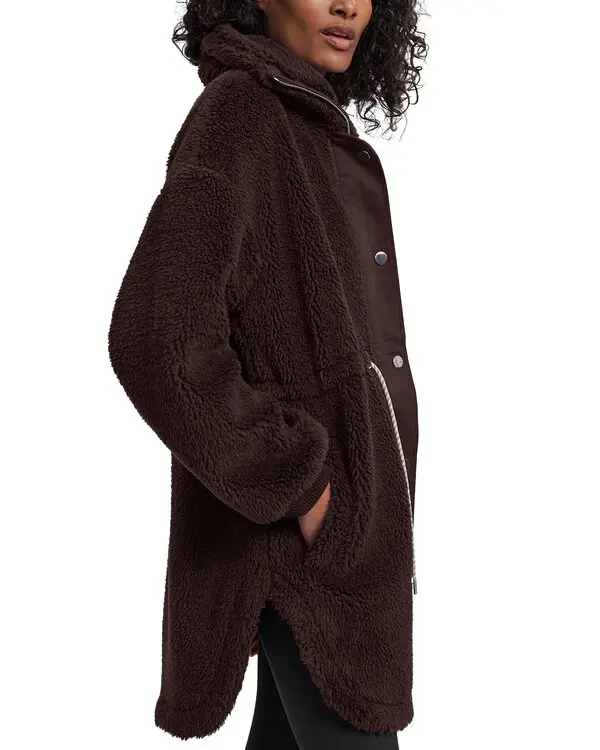 Varley Jamie Sherpa Coat - Coffee Bean
