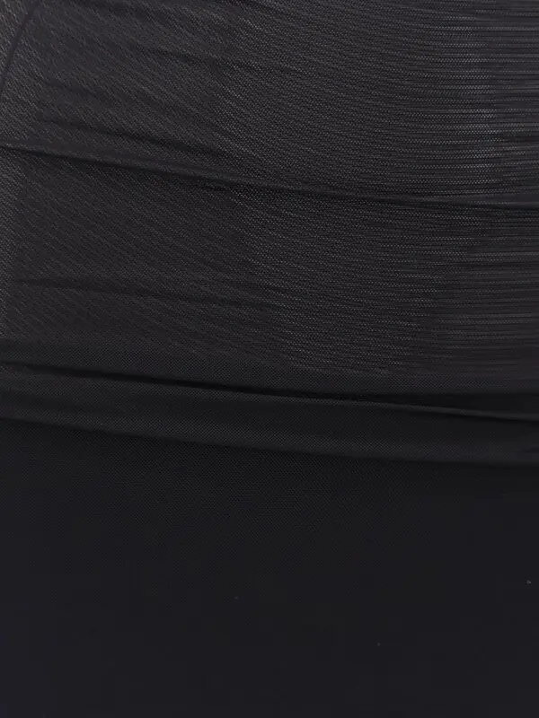 AMAZUIN Dakota Sheer Stretch Tulle Maxi Dress