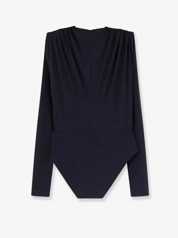 AMAZUIN Rasha Sheer Stretch Jersey Bodysuit