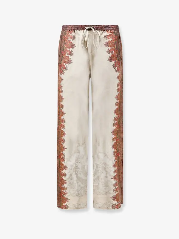 PIERRE-LOUIS MASCIA Aloe Silk Trousers