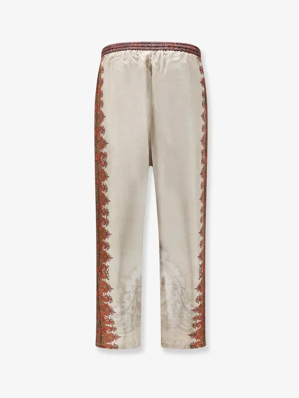 PIERRE-LOUIS MASCIA Aloe Silk Trousers