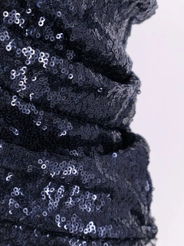 AMAZUIN Leo Stretch Tulle Dress With Sequins