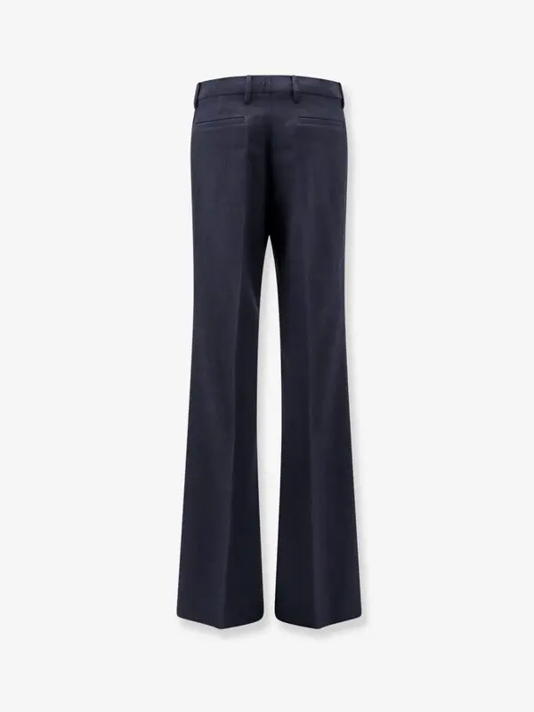 Etro Wool Blend Trousers With Paisley Pattern
