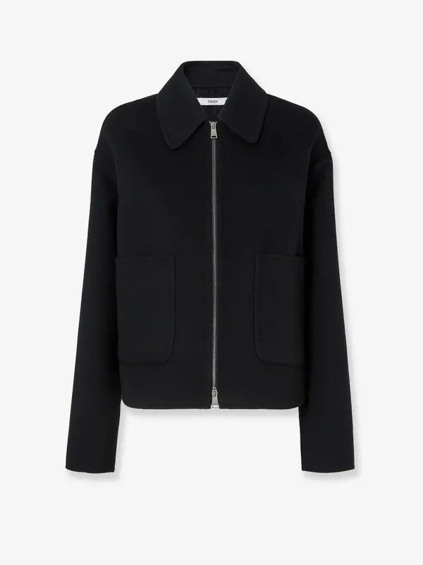 Fendi Ff Zucca Double Wool Blouson