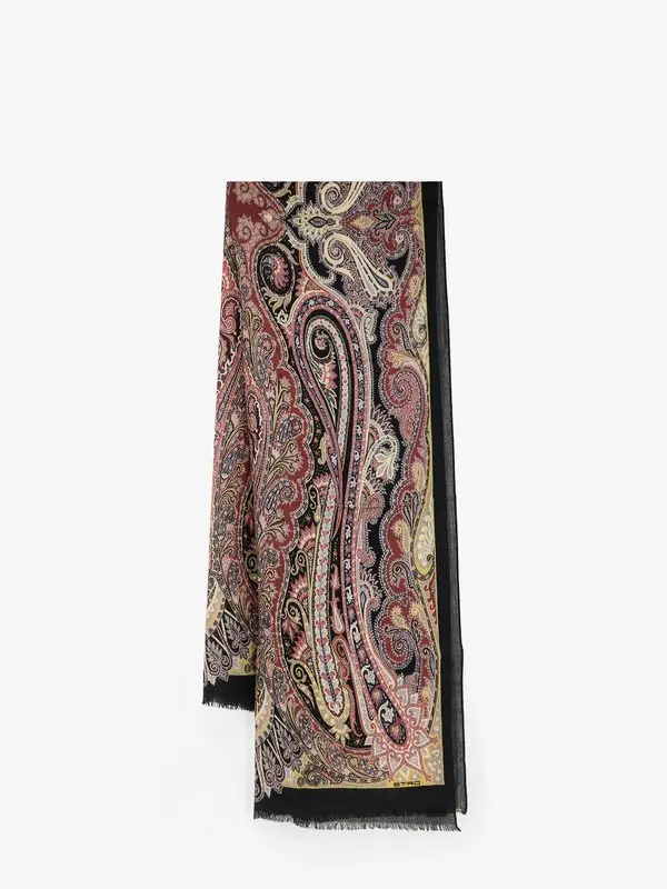 Etro Cashmere Scarf - Black