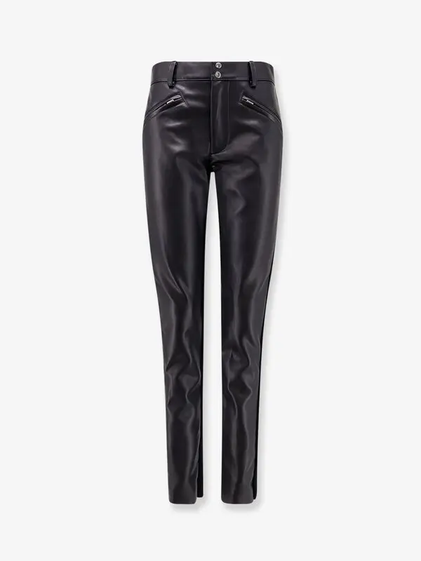 Sacai Faux Leather Trousers - Black