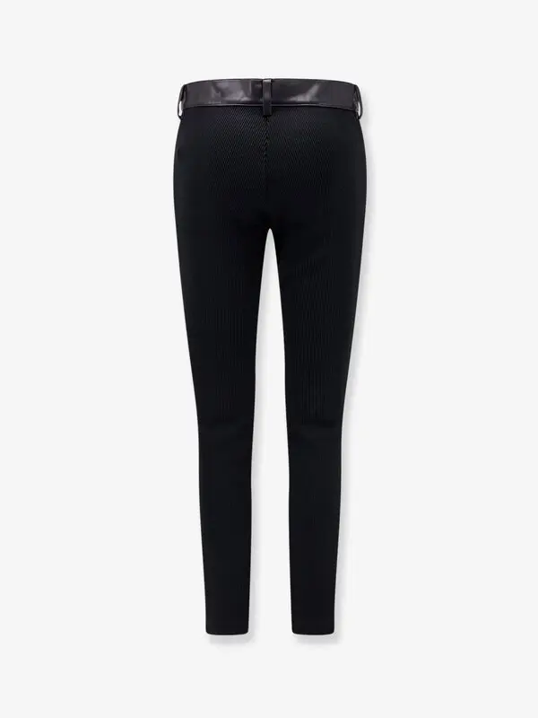 Sacai Faux Leather Trousers