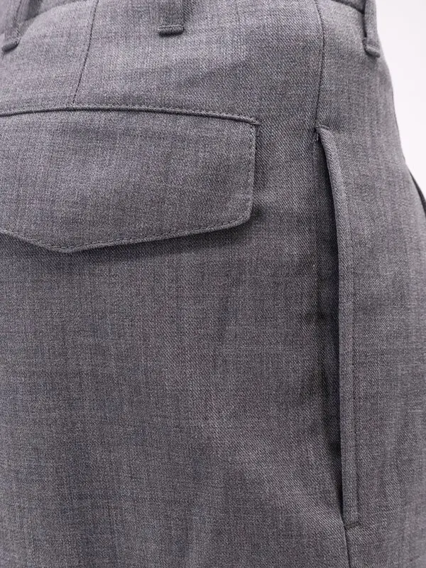 AMI Paris Virgin Wool Trousers