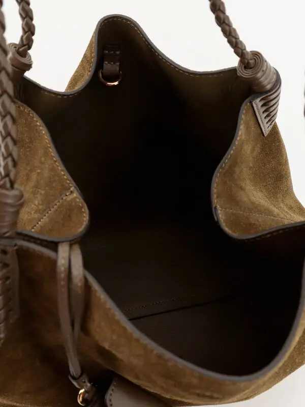 Etro Libra S Arnica Suede Shopping Bag - Brown