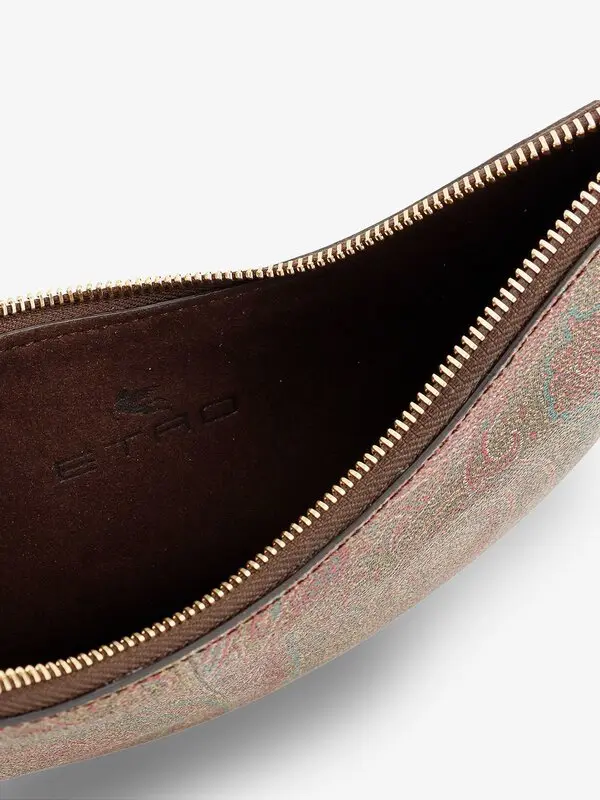 Etro Essential S Arnica Hobo Shoulder Bag In Paisley Jacquard Fabric
