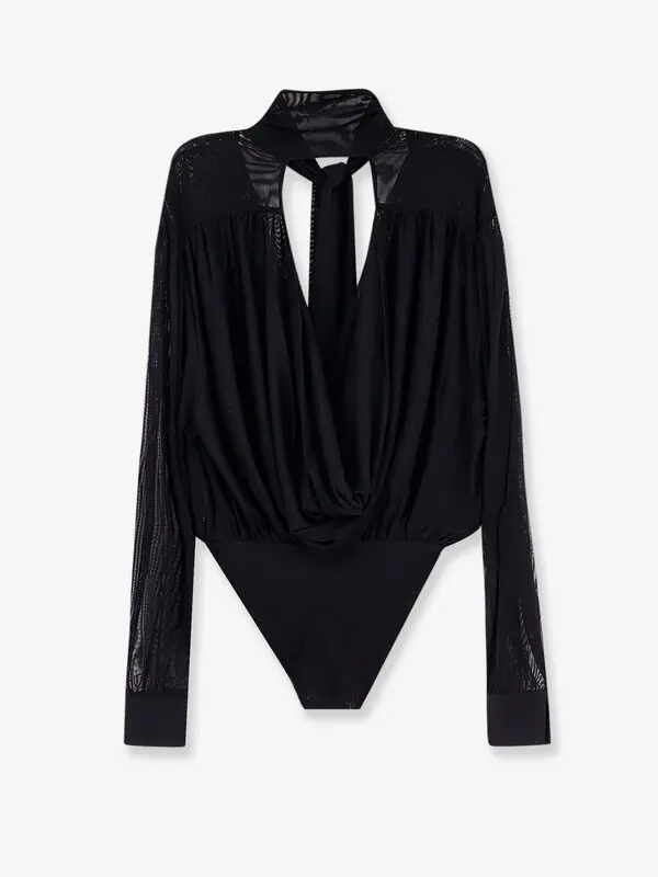 AMAZUIN Keila Sheer Stretch Tulle Bodysuit