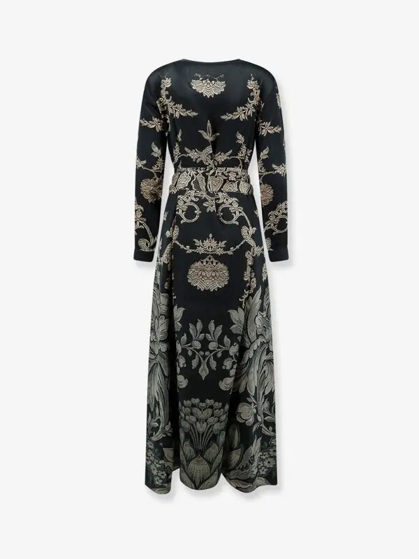 PIERRE-LOUIS MASCIA Mutkas Printed Silk Long Dress