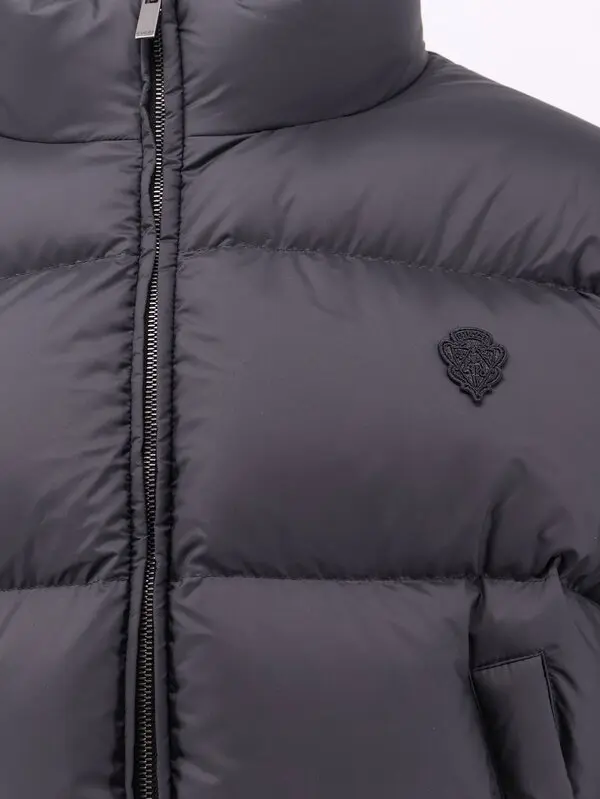 Gucci Crop Fit Down Jacket With Iconic Crest