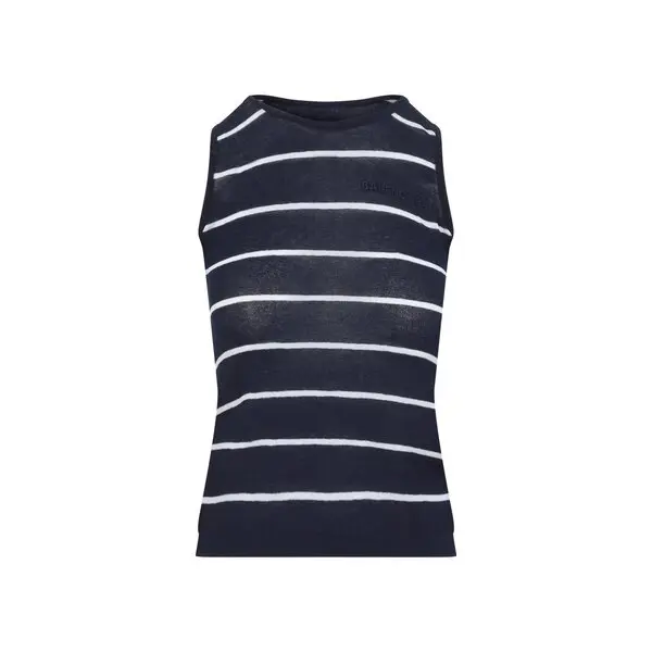 Balenciaga Cropped Tank Top - Blue