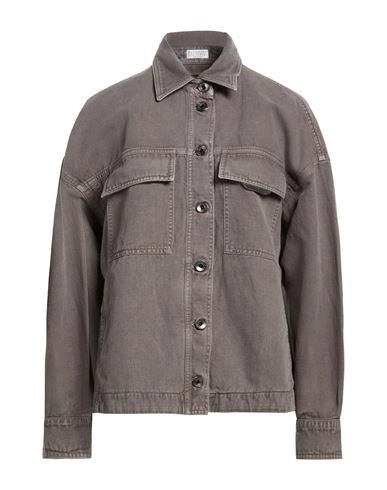 Brunello Cucinelli Denim Outerwear Size Cotton, Linen, Brass - Grey