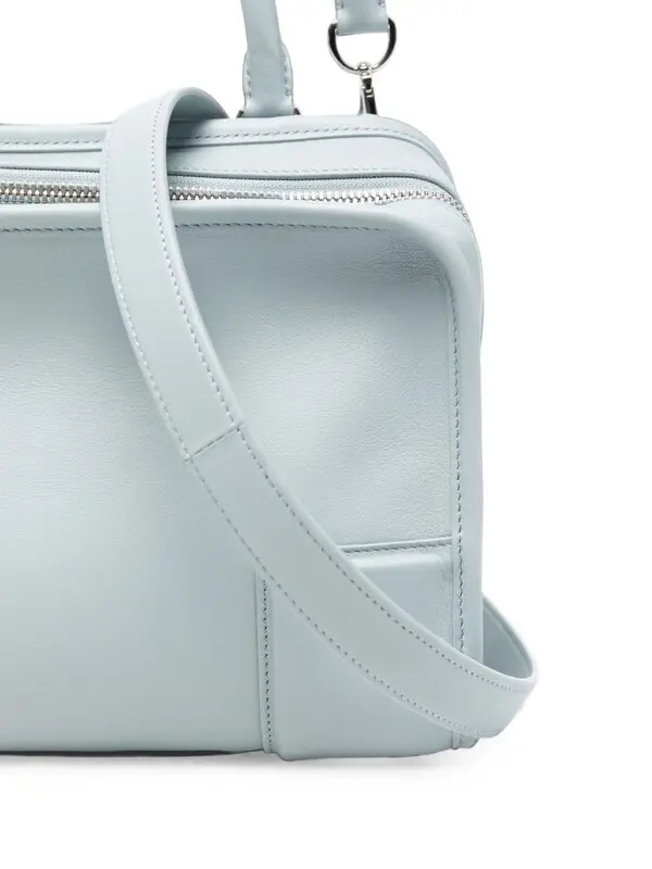 Loewe Amazona 180 Small Leather Handbag - Grey